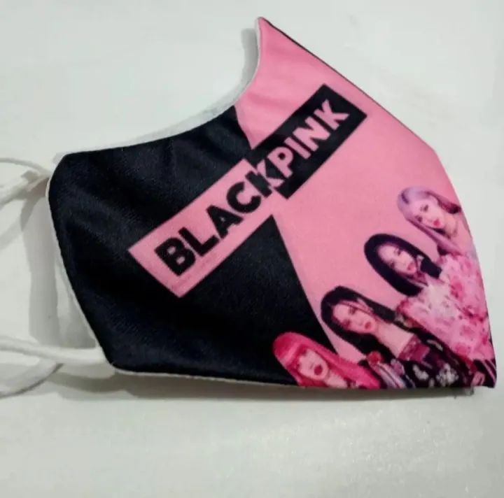 BlackPink face mask with picture and names pack of 2 | Daraz.pk