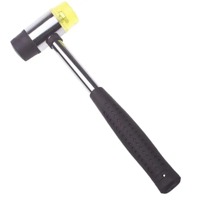 Small Rubber Mallet Hammer – 25 mm Lightweight Double-Sided Rubber and ...