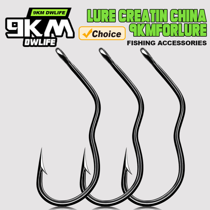 9KM 50Pcs Carp Hook Automatic Flip Fishing Hook High Carbon Steel With ...
