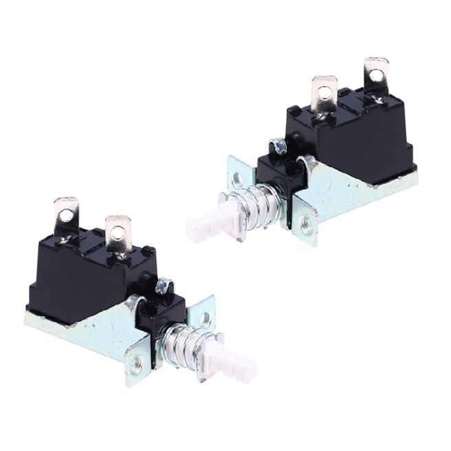 Push Button 10A 250V AC SPST On Off Switch 2 Pins Push Button T125 ...