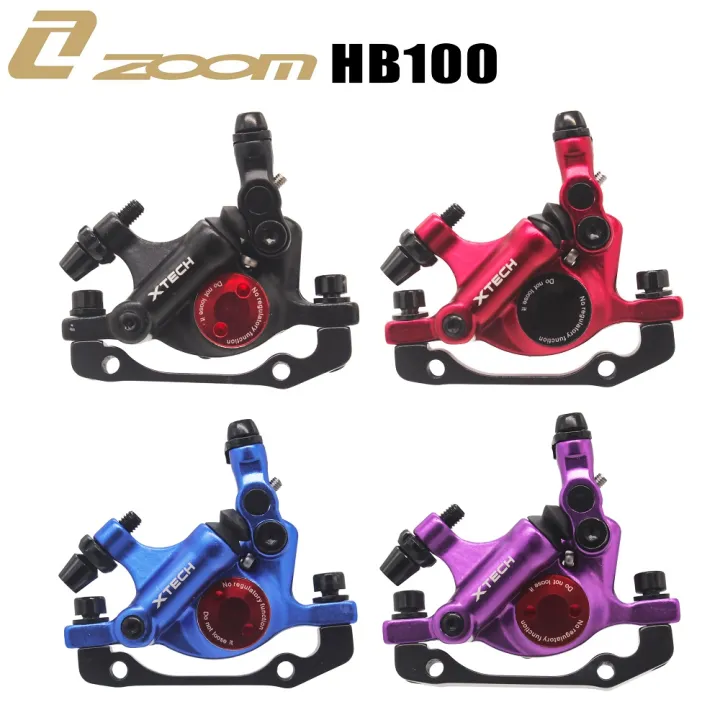 ZOOM HB100 MTB Line Pulling Hydraulic Disc Brake Calipers Front & Rear ...