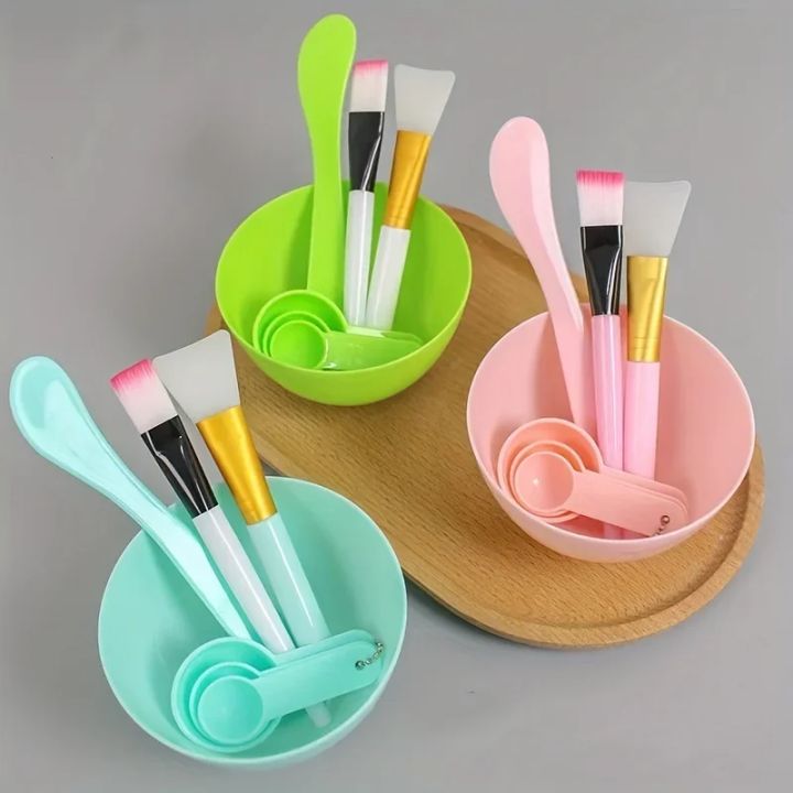 Face Mask Mixing Bowl Set, 7 In 1 DIY Facemask Mixing Tool Kit, Facial ...