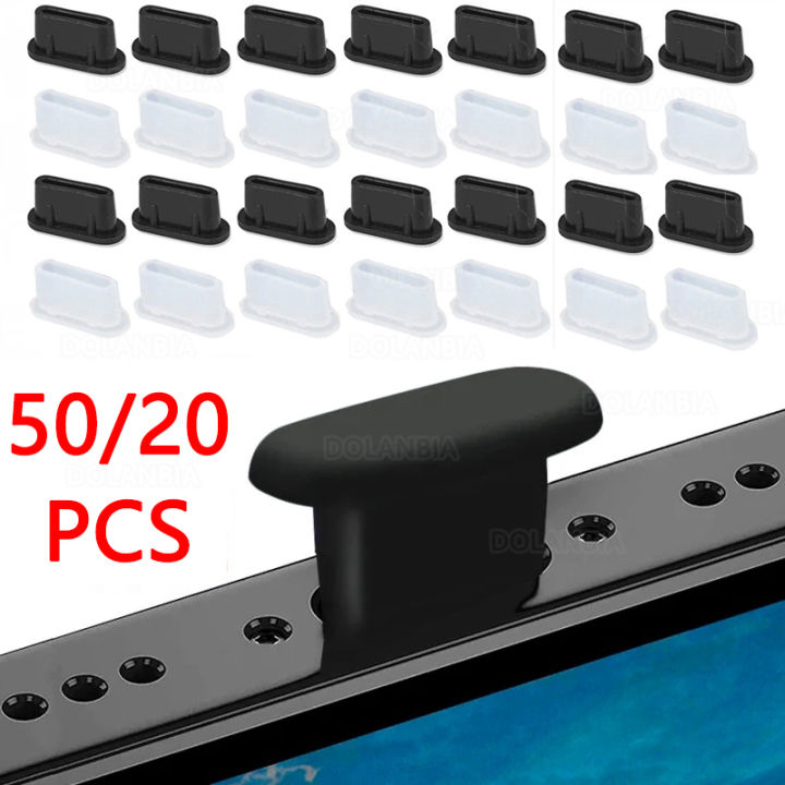 20/50pcs/Pack Dust Plug USB Charging Port Type C Dust Plug Charging ...