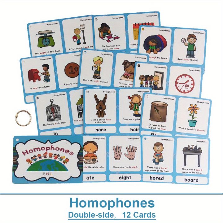 Homophones English Learning Aids Classroom Interaction Education Tools ...