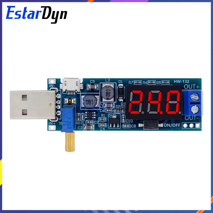 Estardyn Boost Buck Converter USB Step UP / Down Power Supply Module DC-DC 5V to 3.3V / 12V ...