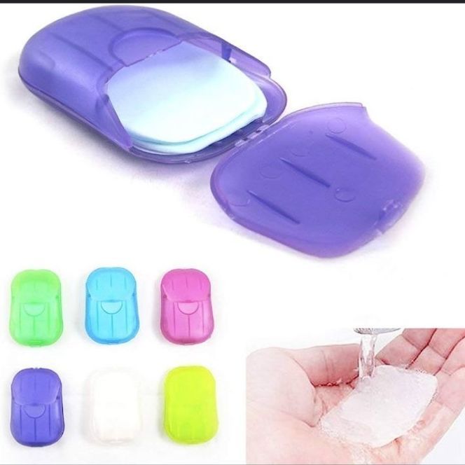 Ytm Set Of 5 Box Disposable Mini Soap Paper Travel Hand Washing Box 2 ...