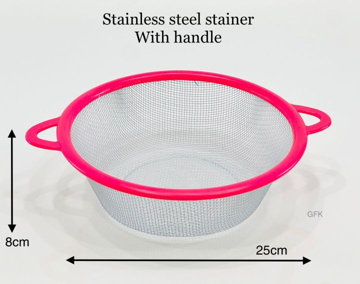 Stainless Steel Stainer With Handle | Daraz.lk
