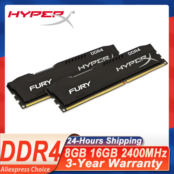 HyperX Memoria Ram 2400MHz DDR4 8GB 16GB 32GB Kit (2x16GB) Memoria Ram ...