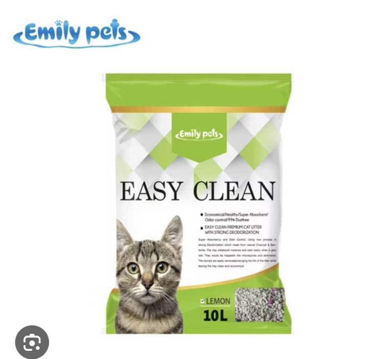 Easy Clean Emily Pet Cat Litter Lemon 10L | Daraz.lk