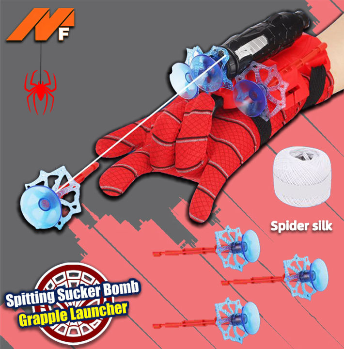 New Cosplay Spider Figure Web Shooters Toys Wrist Launcher Device ...