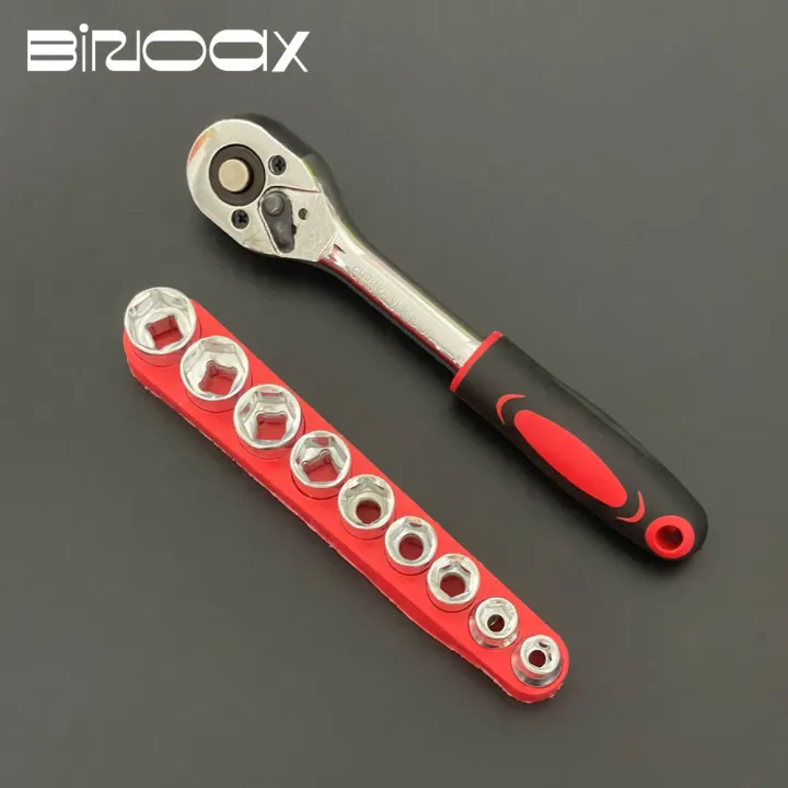 1/4" Drive Ratchet Wrench Socket Set Quick Release Hand Drive Repairing ...