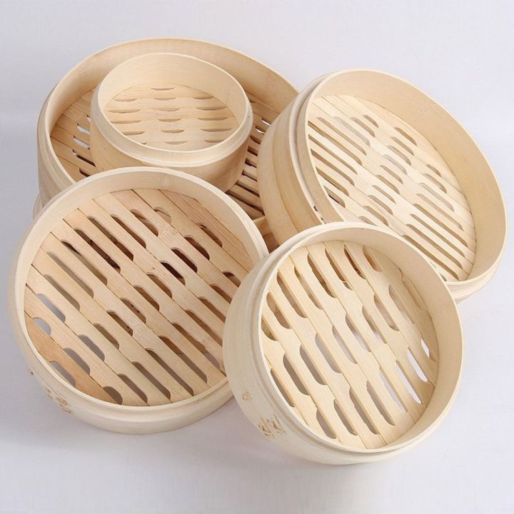 Chinese Steamer Bamboo Steamer Dimsum Cooking with Lid Dumpling ...