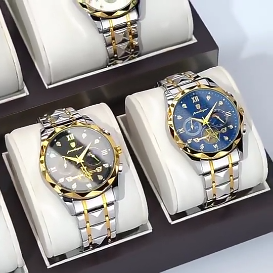 POEDAGAR 996 Luxury Men's Wristwatch Luminous Waterproof Chronograph ...