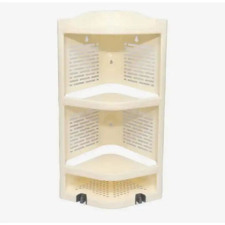 Bagmati Cream Corner Wall Rack With Two Compartment | Daraz.com.np