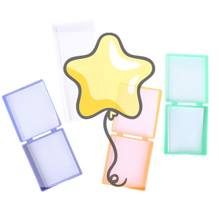 4 Color Plastic Microscope Glass Slide Box 25pcs Biological Slices ...