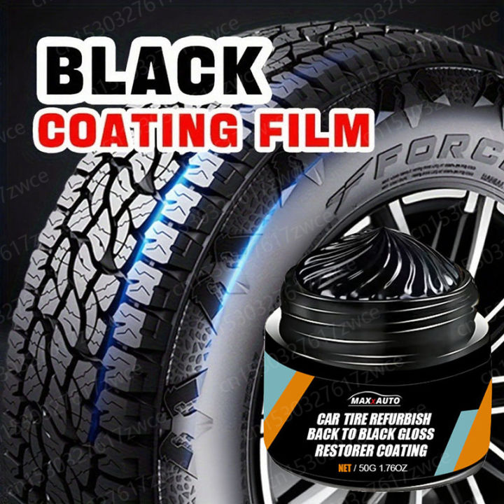 Car Tire Wax Restorer Gloss Enhancer Crystal Clear Plastic Panel ...