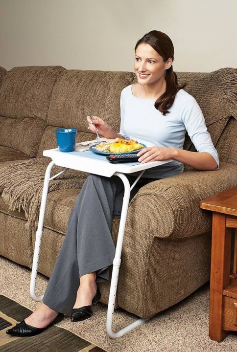 TABLE MATE 2 PORTABLE ADJUSTABLE DINNER LAPTOP TRAY FOLDING TABLE Daraz.lk