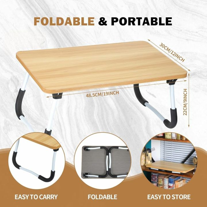 Foldable & Portable Multipurpose Laptop Desk | Daraz.lk