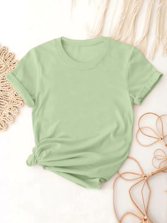 Premium Pista Green T-Shirt for Men | 100% Soft Cotton Fabric | Trendy ...