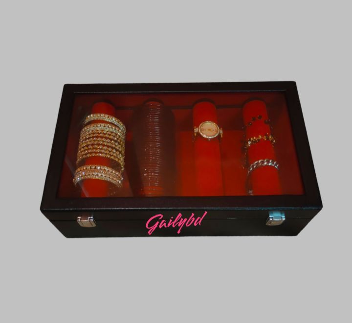 4 line bangle storage box,churi box | Daraz.com.bd