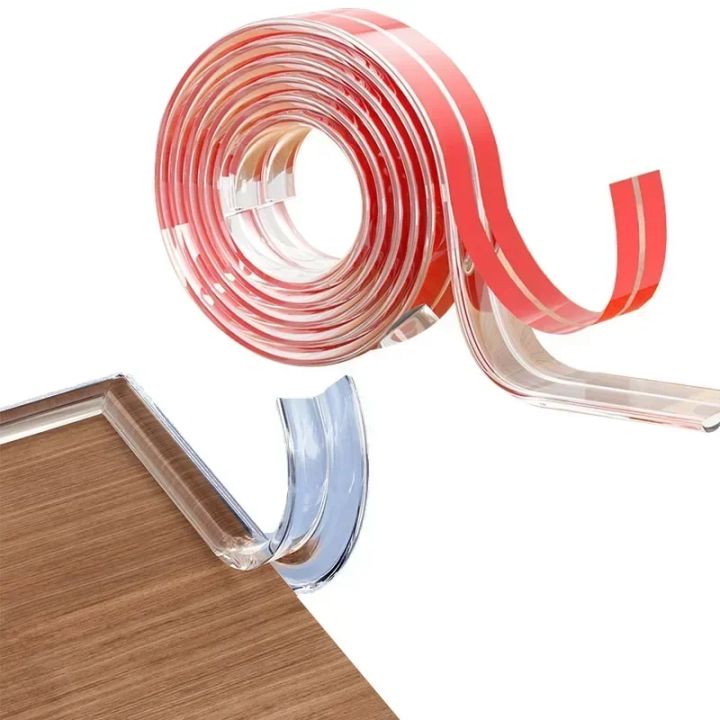 Transparent PVC Baby Protection Strip With Double-Sided Tape Anti-Bumb ...