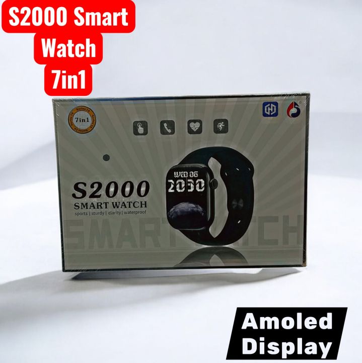 S2000 Smart Watch 7-in-1 | AMOLED Display | Heart Rate & Fitness ...