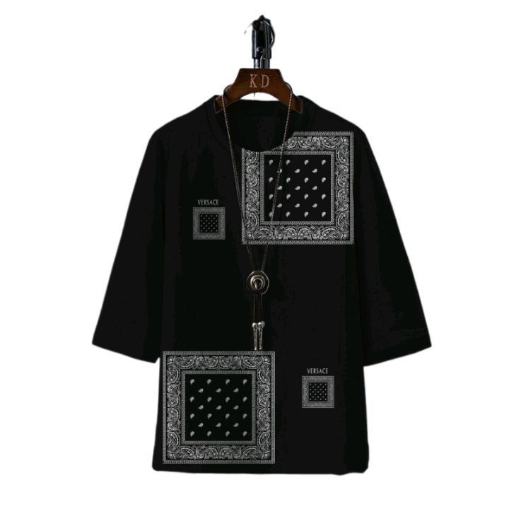 New stylish osm square printed summer drop shoulder tshirt for men | Daraz.pk