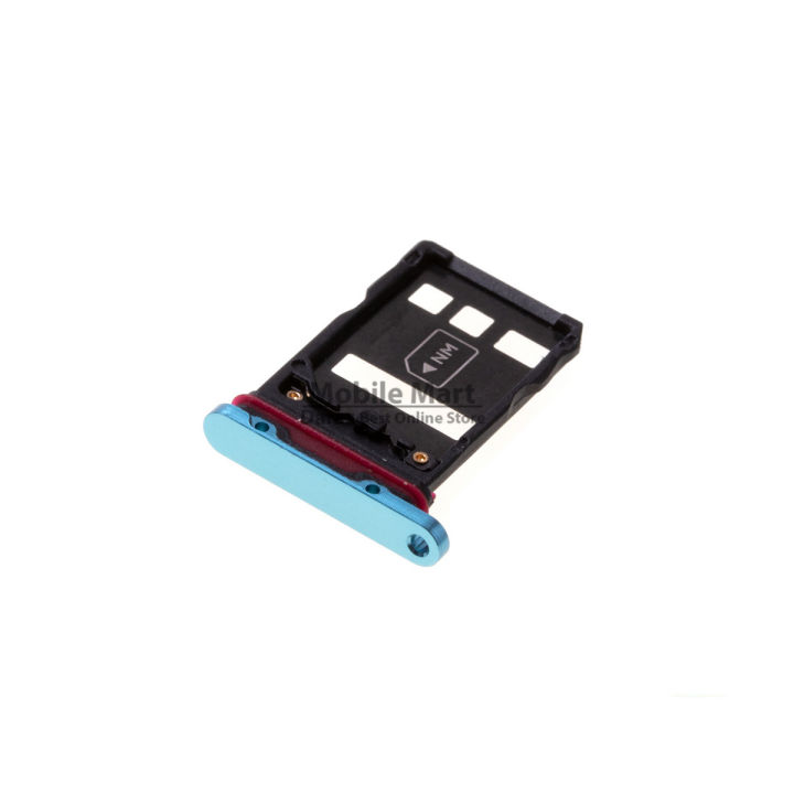 Sim-Card Tray Adapter for Huawei P30 Pro Blue - Complete Repair Kit ...