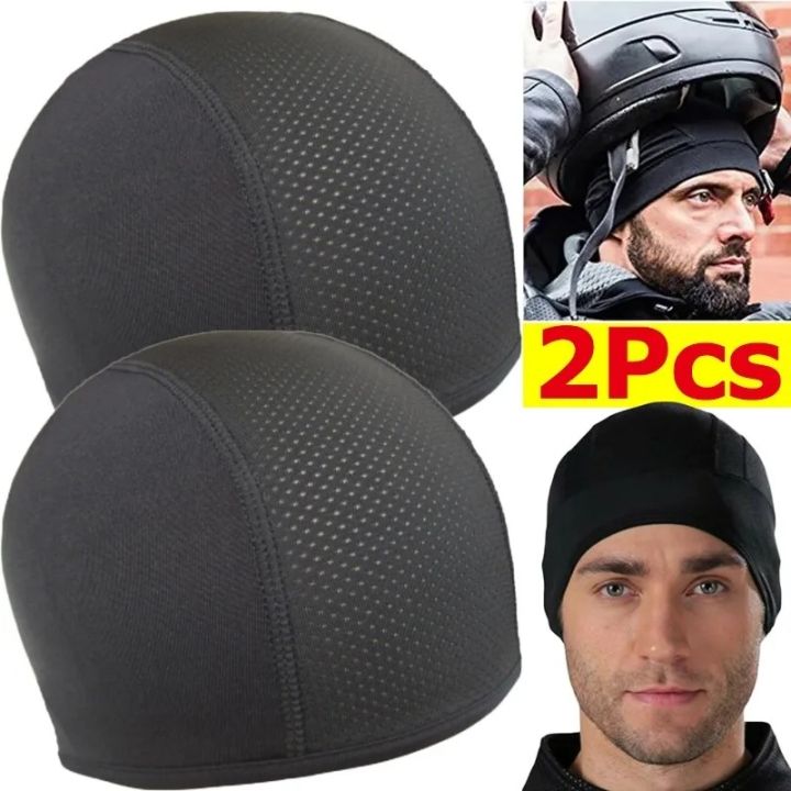 Motorcycle Cycling Cap Quick Dry Breathable Moisture Wicking Under ...
