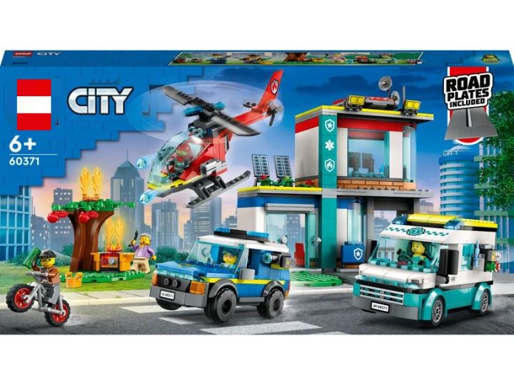 LEGO - City Emergency Vehicles HQ | Daraz.com.bd