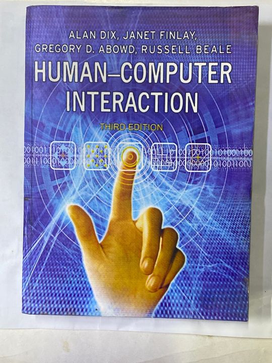 HUMAN COMPUTER INTERACTION 3rd EDITION BY ALAN DIX JANET FINALY | Daraz.pk