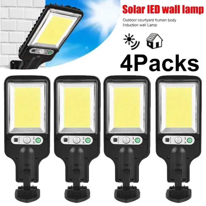 Outdoor Solar Light LED with Human Body Motion Sensor Easy Install Auto ...