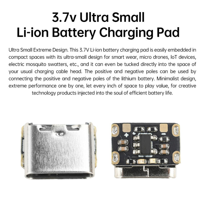 1/5/10/20/50PCS Mini Li-Ion Battery Charging Pad 3.7V 4.2V 18650 ...