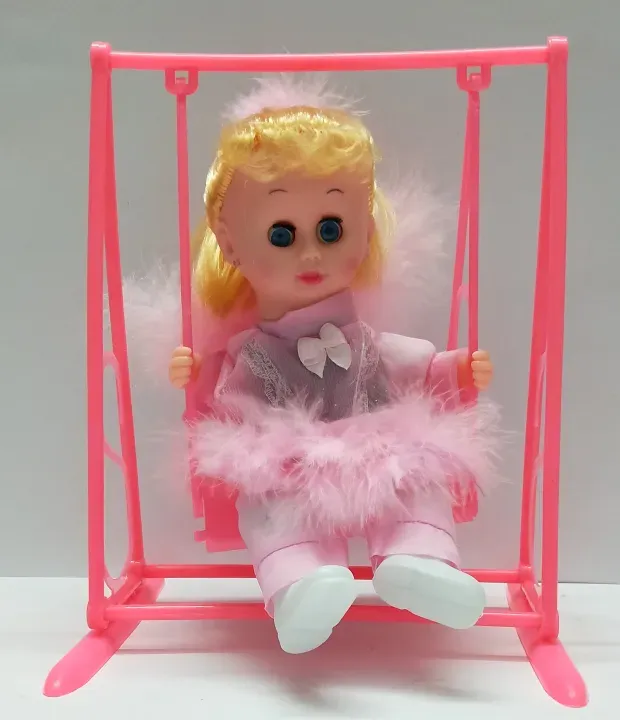 FASTSIDE Angel Swing Doll with Music and Light Swinging Angel Doll for ...