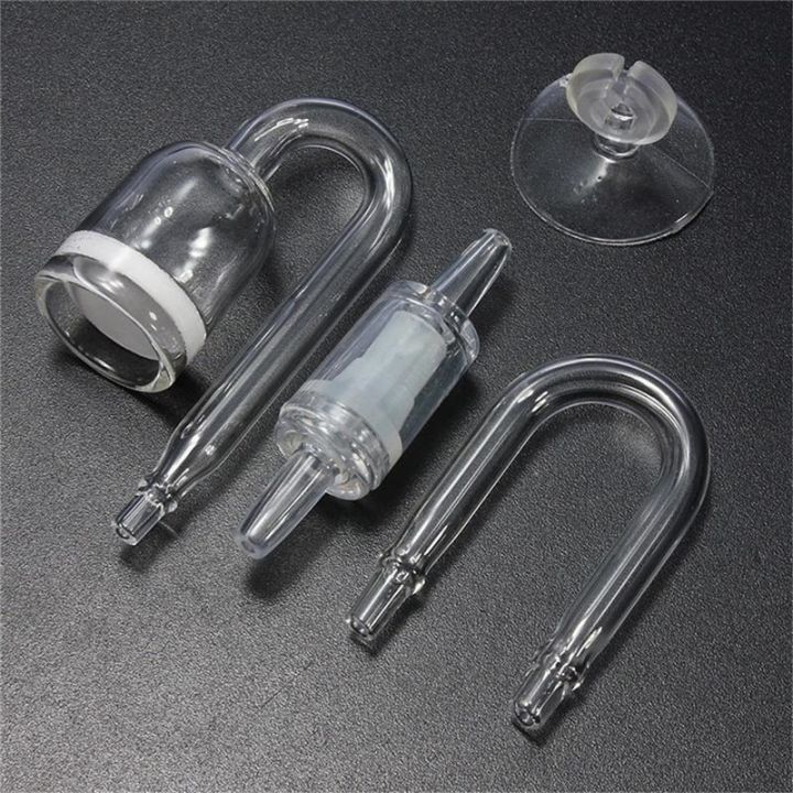 4 In 1 Aquarium CO2 Diffuser Set Carbon Dioxide Atomizer Check Valve U ...
