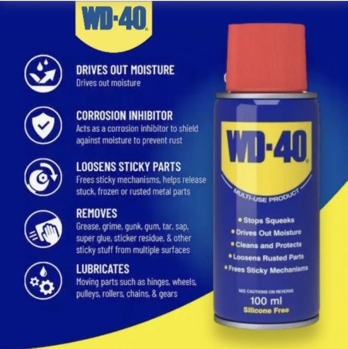 WD40 - Rust remover spray Pistol Cleaner | Daraz.pk
