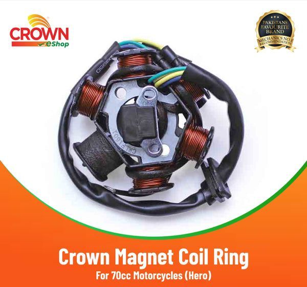 CROWN Magnet Coil Ring For CD-70 China motorcycles | Daraz.pk