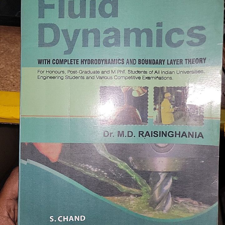 Fluid Dynamics With Complete Hydrodynamics By M.D. Raisinghania | Daraz.com.bd
