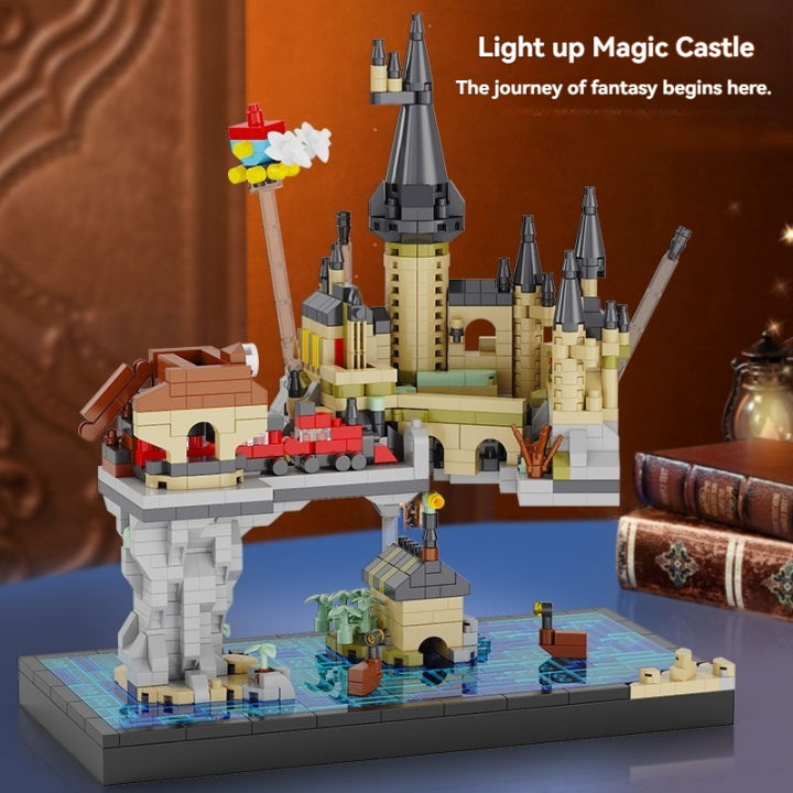 Creative Science Fiction Movie Magic Castle Model Building Blocks ...