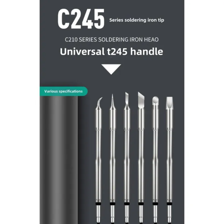 C245 soldering iron head universal high-power soldering station T245 ...