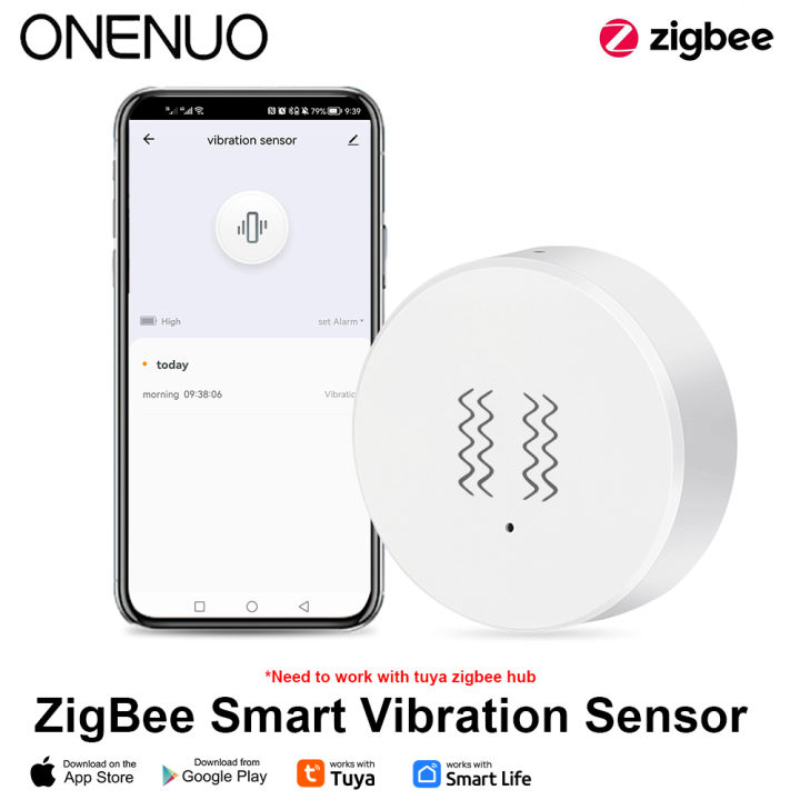 Tuya Zigbee Smart Vibration Sensor Detection Sensor SmartLife App ...
