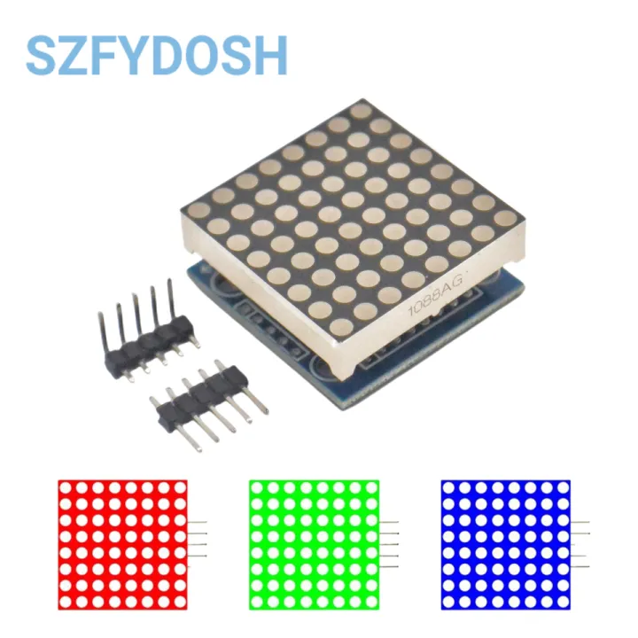 Max7219 Dot Matrix Module Microcontroller Module Display Module Finished For Arduino Darazpk