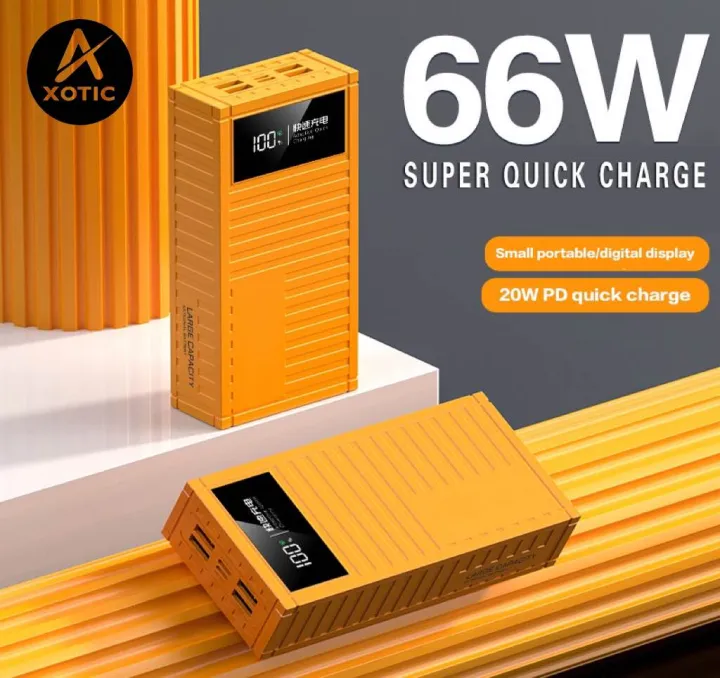 AXOTIC 66W Super Fast Charging Power Bank | 60000mAh Large Capacity ...