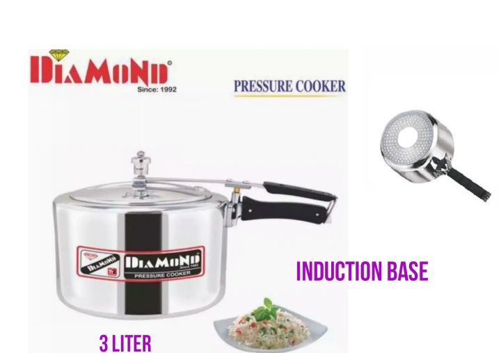 3 Liter Diamond Induction Base Pressure Cooker | Daraz.com.np