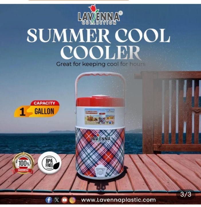 Lavenna 4.5 liter Fancy Unbreakable plastic Cooler | Daraz.pk