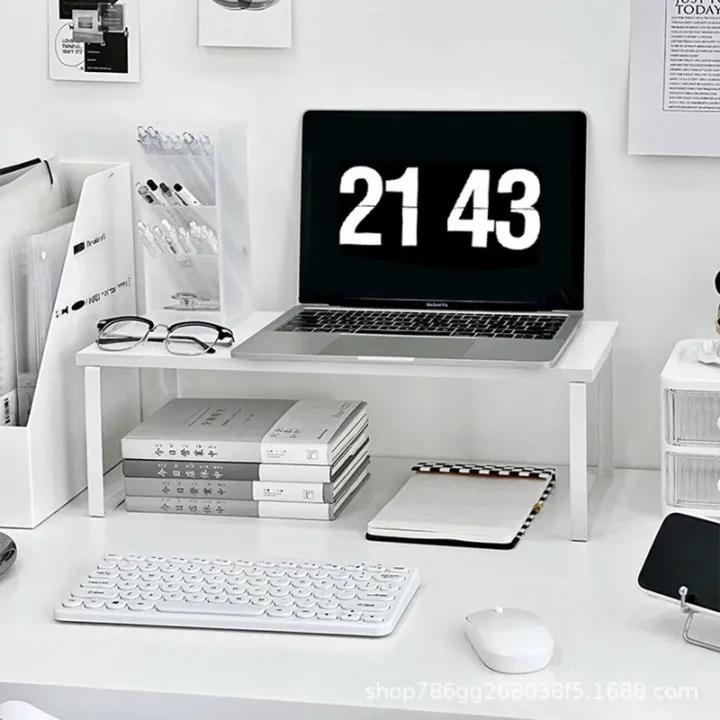 Storage Pad Elevated Desktop Computer Elevated Laptop Storage Stand ...