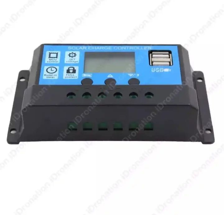 LCD Display PWM Solar Panels Controller Battery Charger | Charge Solar Controller Regulator 20A ...