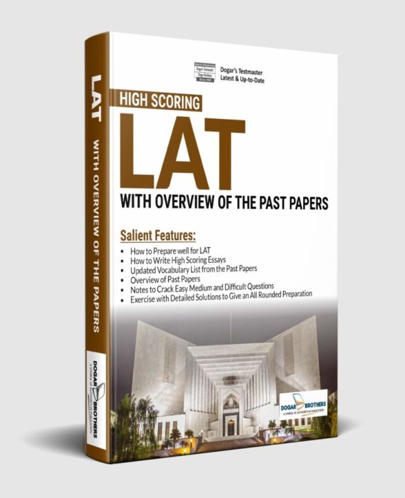 Law Admission Test LAT Guide book 2025 Edition by Dogar Brothers | Daraz.pk