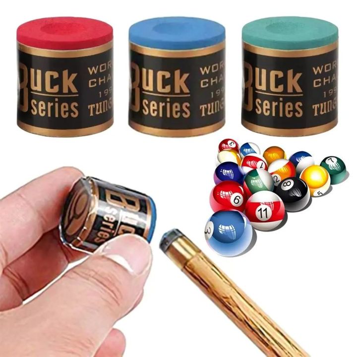 2Pcs No-slip Billiard Chalks Pool Cue Stick Chalk Snooker Easy Powder ...