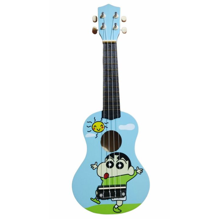 Shin-Chan Ukulele Cute 21 Inch Wooden Ukulele, Beginners Simulation ...